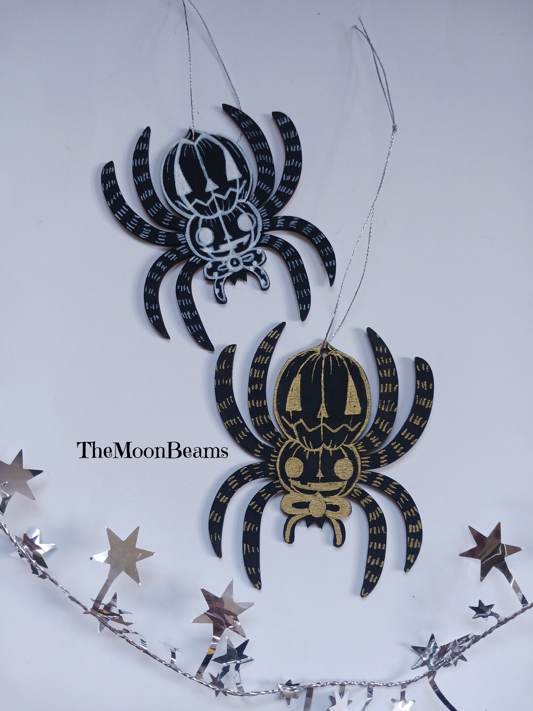 Handpainted Wooden Jack O Lantern Spider Christmas Tree - Etsy