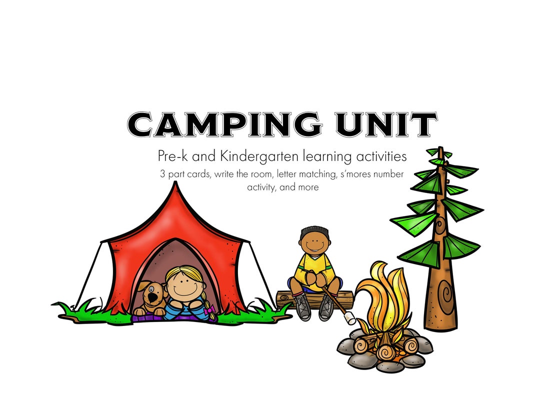 Early Elementary Camping Theme Worksheets, Flashcards, Activities ...
