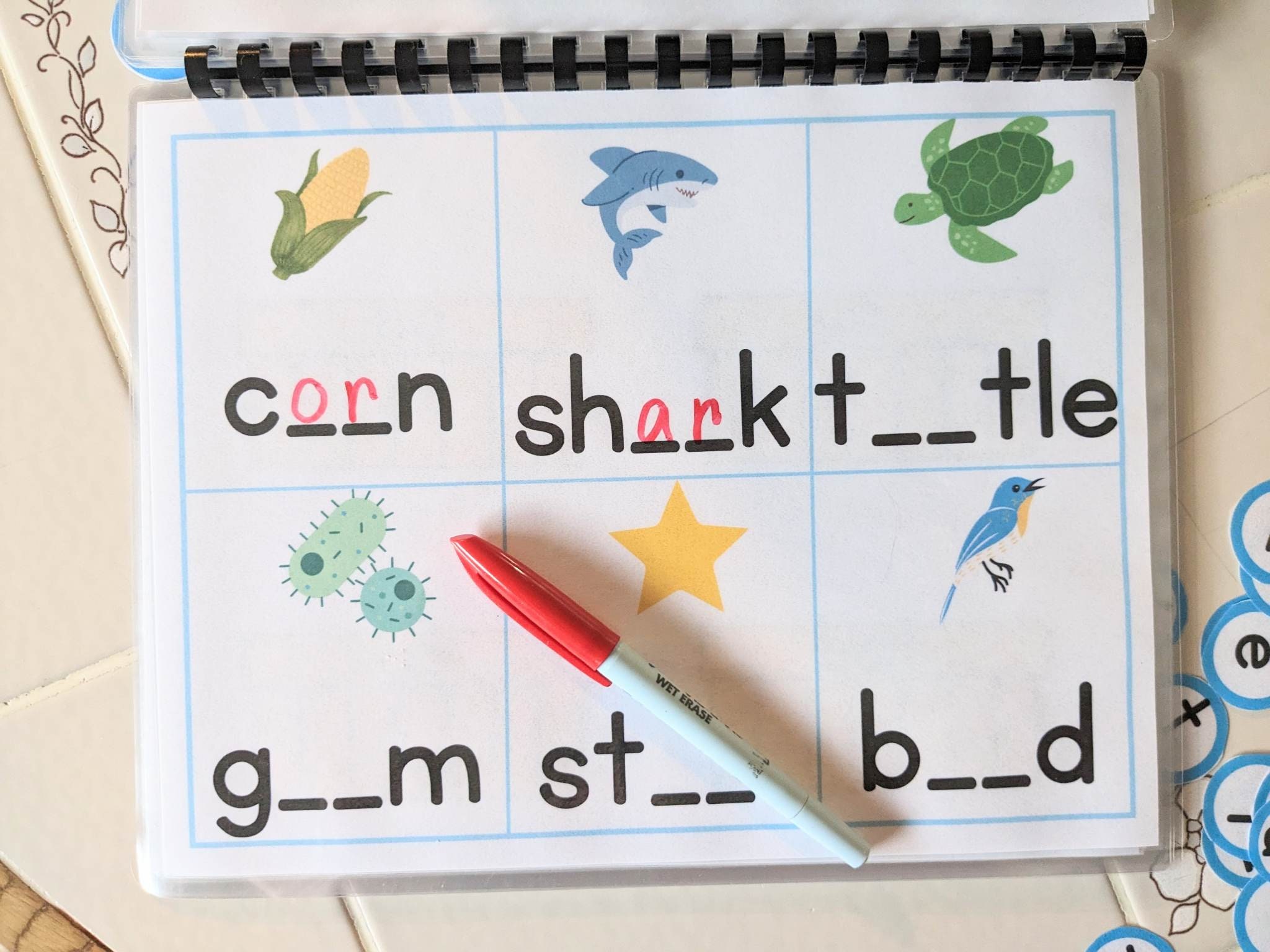 GROWING BUNDLE Spelling Phonics Practice Book Busy Binder Activities ...