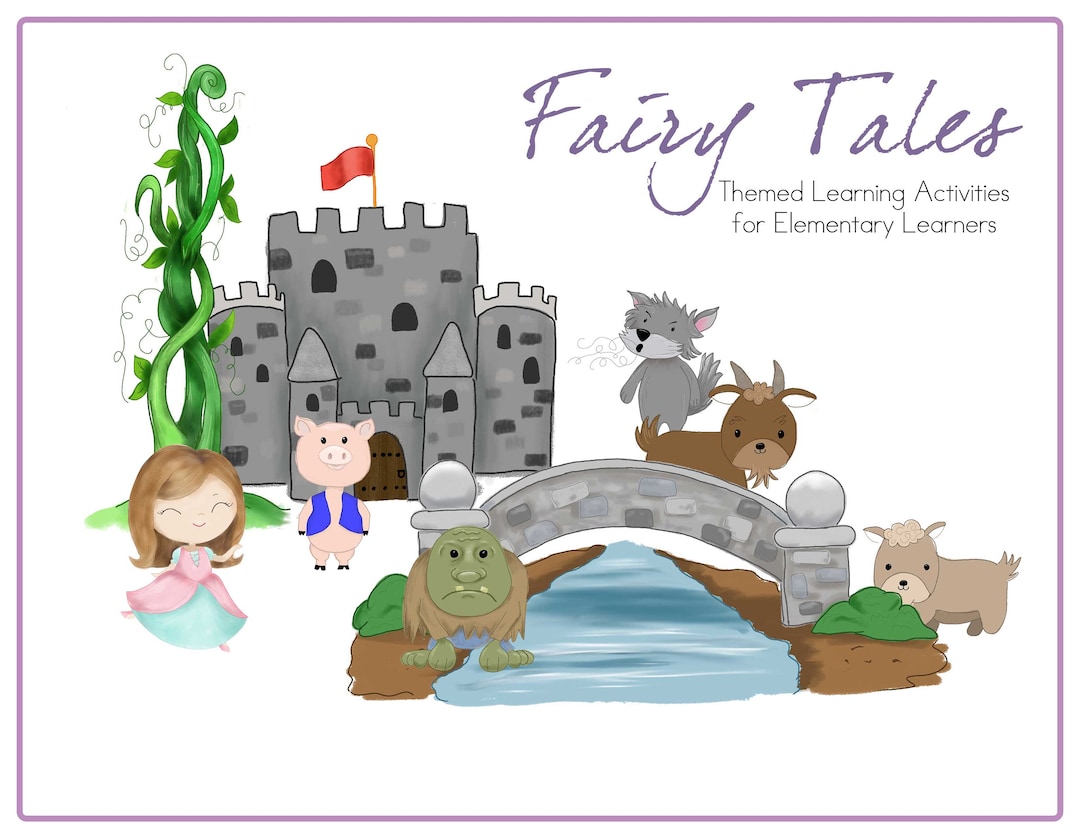 Fairy Tale Early Learning Activities Printables Kindergarten First ...