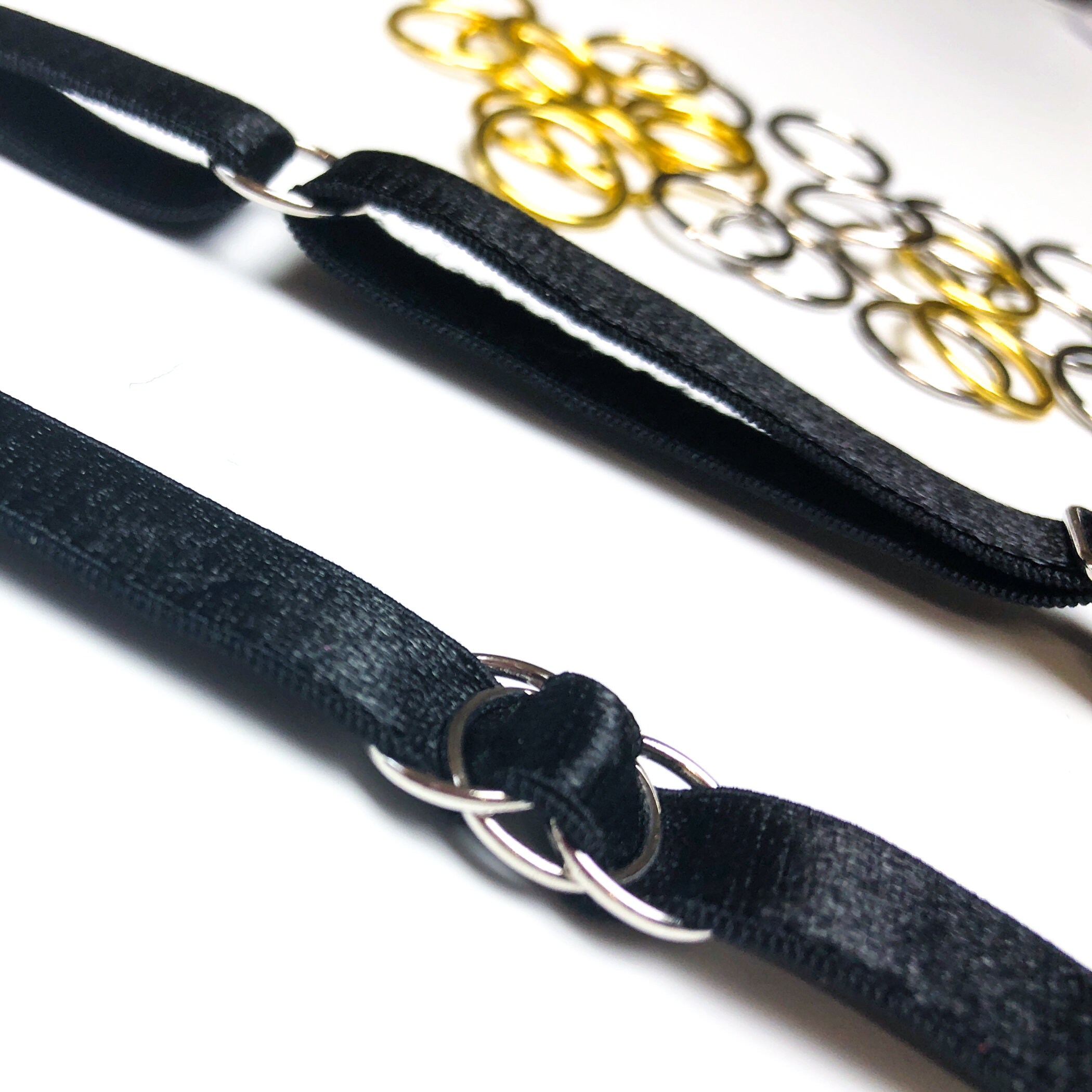 Bra Strap Ring - Set of 12 Pieces: 1/4", 3/8" and 1/2" Silver, Gold ...