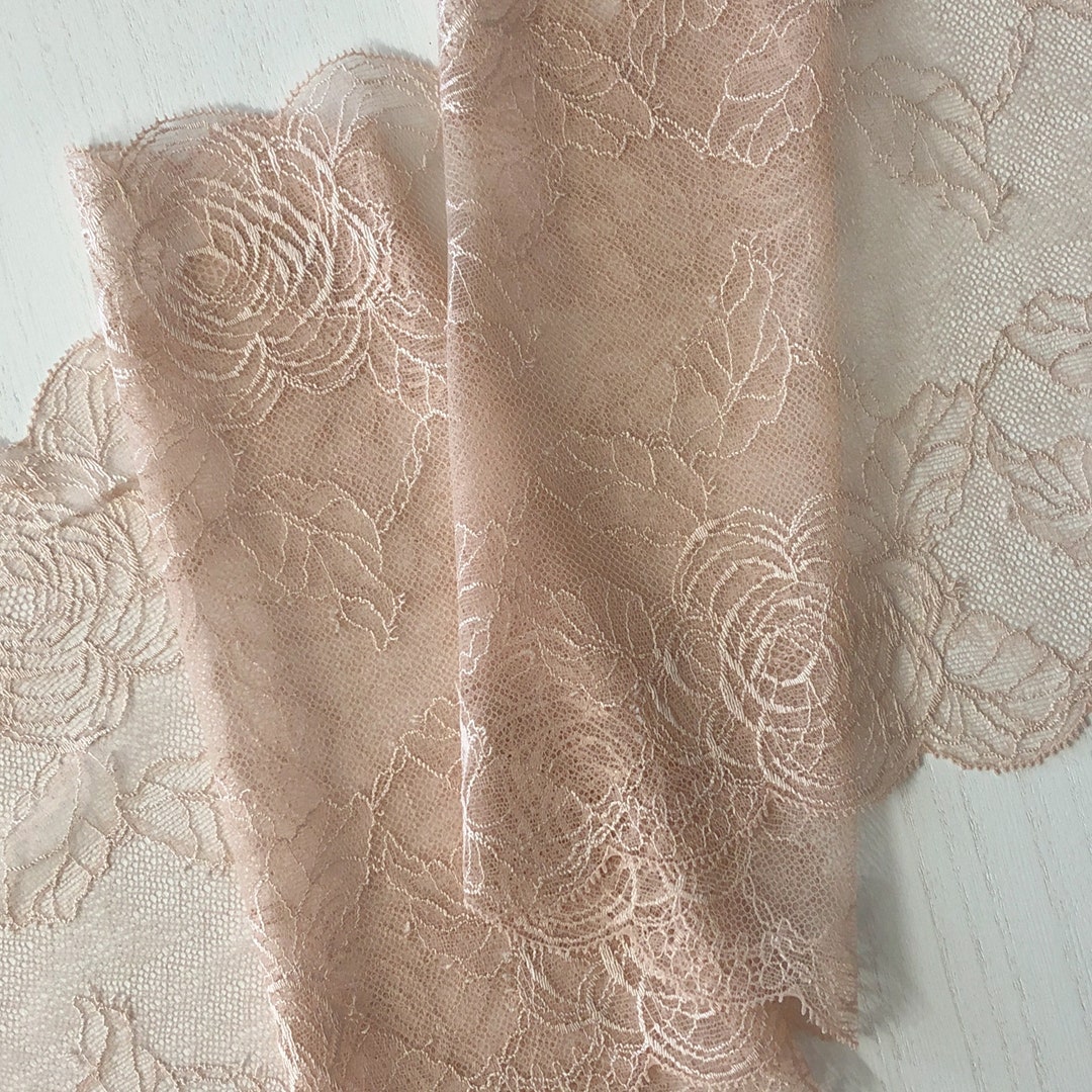 10" Wide Lace Band - Just Pretty - Stretch Lace, Double Edge Band, Bra ...