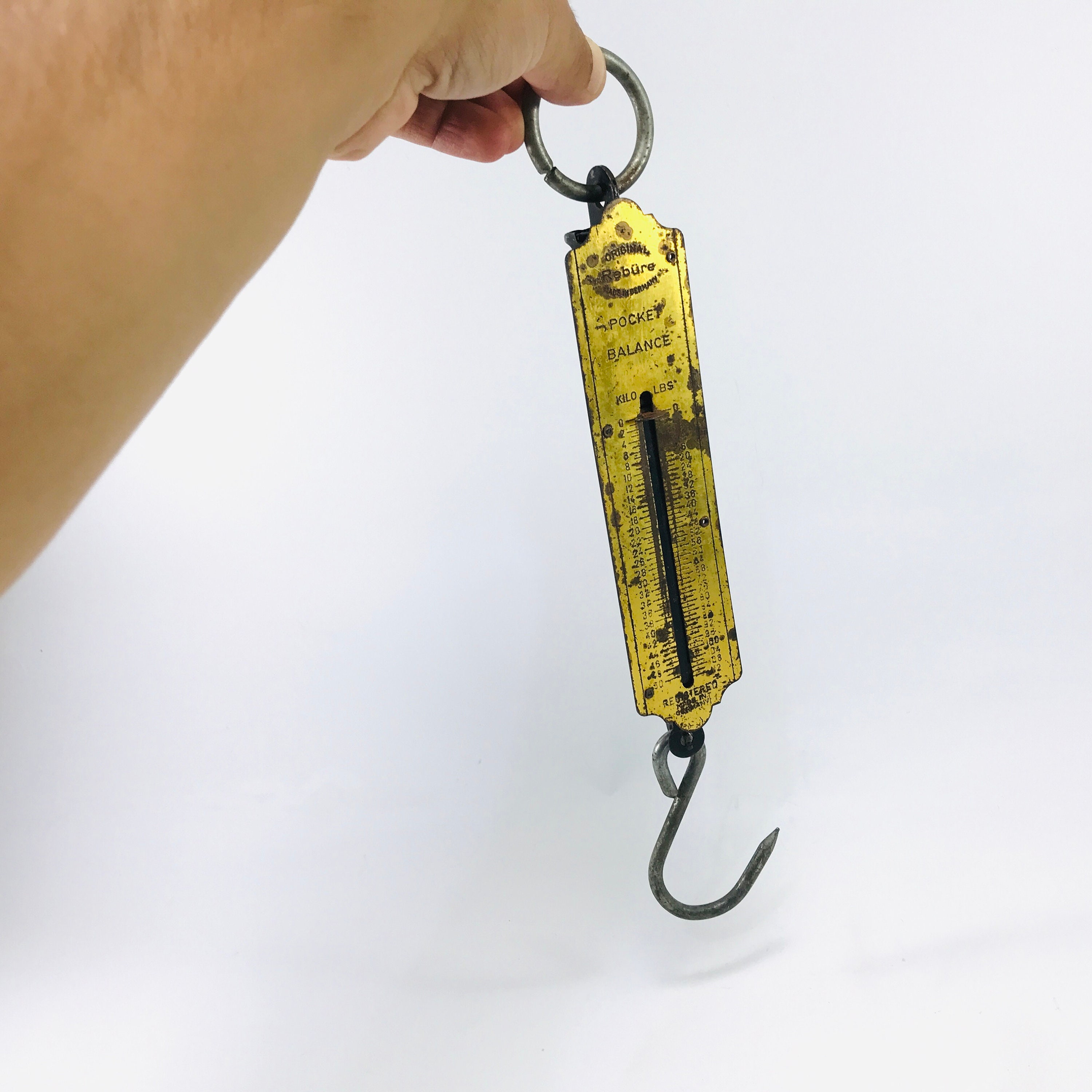 Antique Rebure Balance Scale Spring Scale Tubular Pocket - Etsy