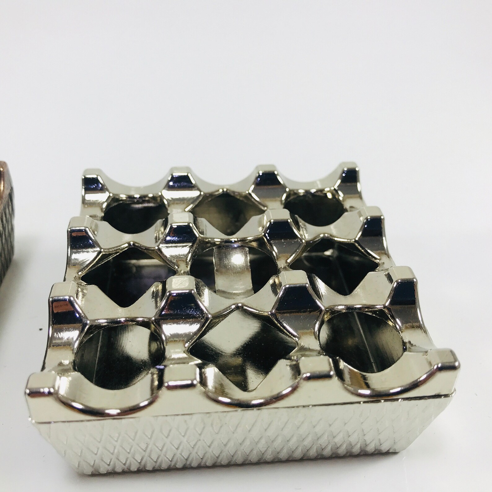 Ashtray Metal Ashtray Square Grid Cigar Ashtray Vintage - Etsy