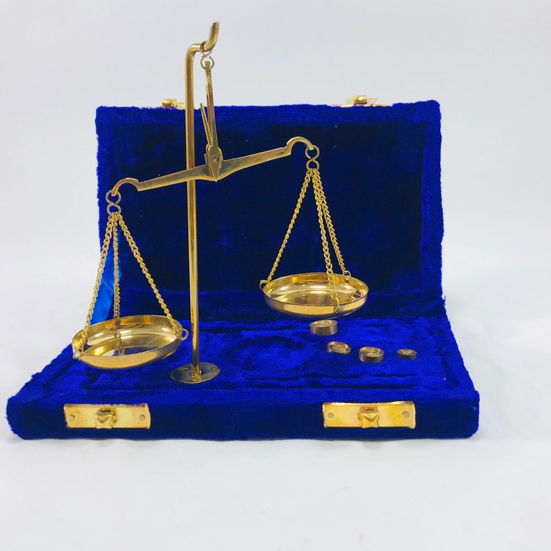 Lavyer Gift Balance Scale Scale of Justice Velvet Box - Etsy