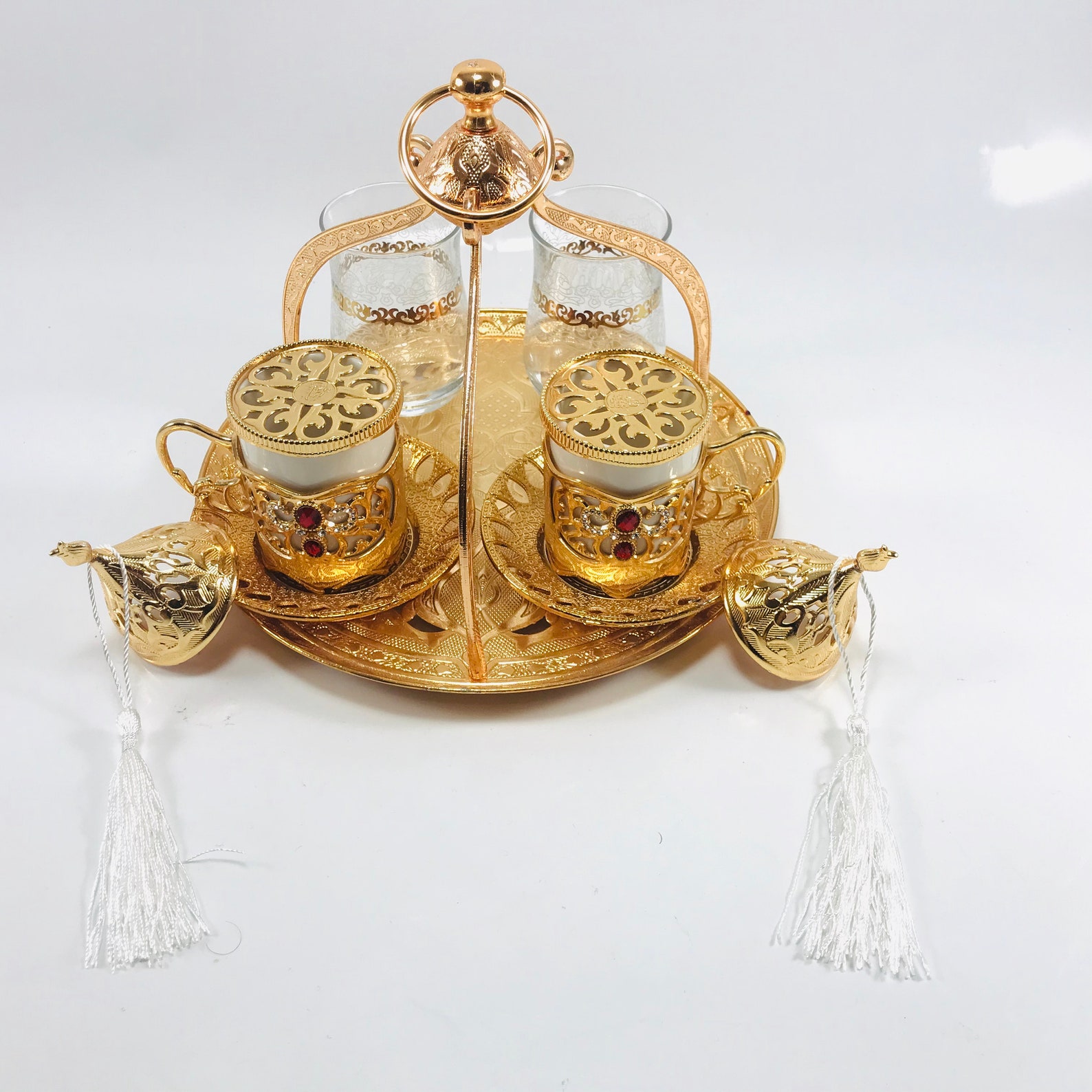 Turkish Coffee Set Arabic Coffee Set Gold Coffee Set Coffee | Etsy