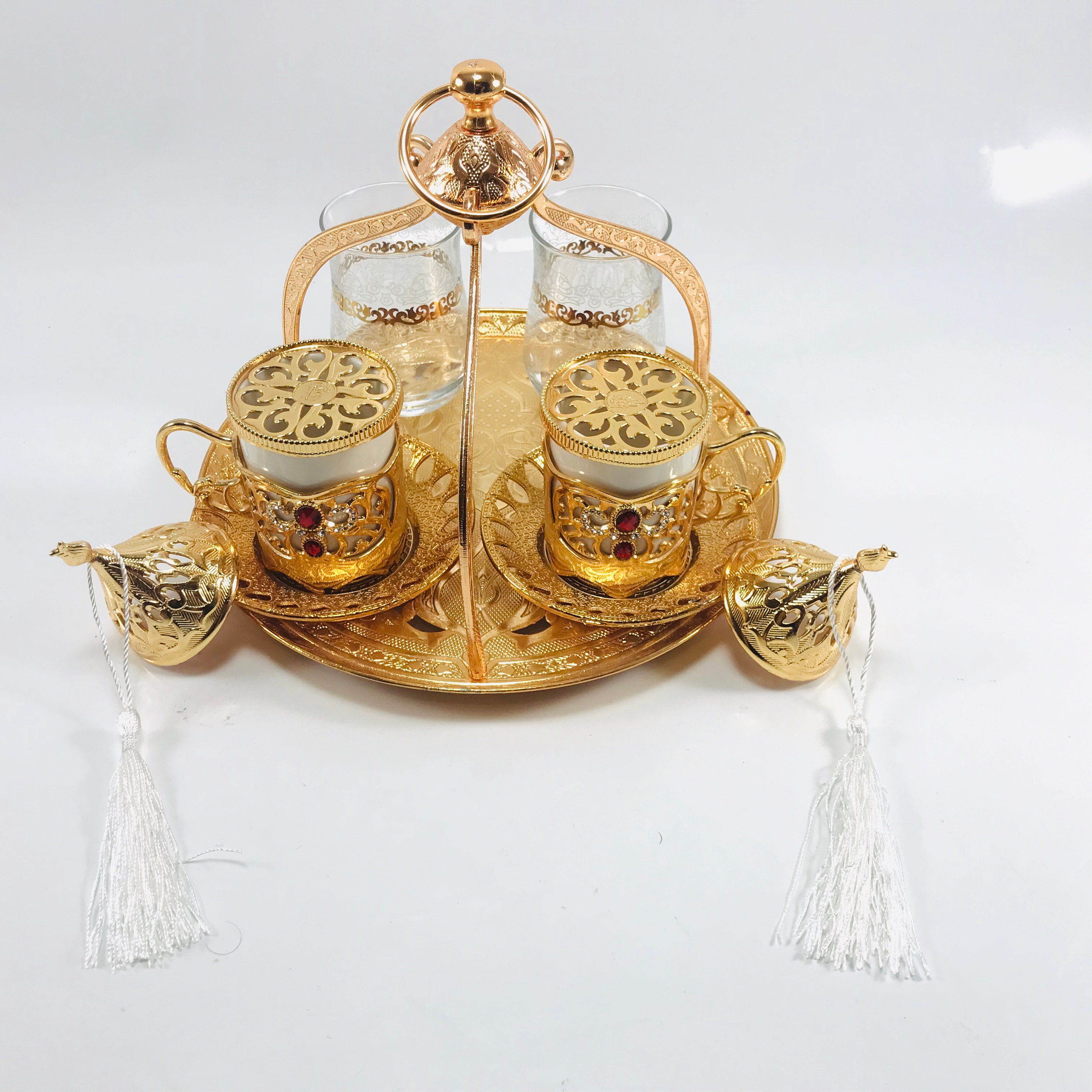 Turkish Coffee Set Arabic Coffee Set Gold Coffee Set Coffee | Etsy