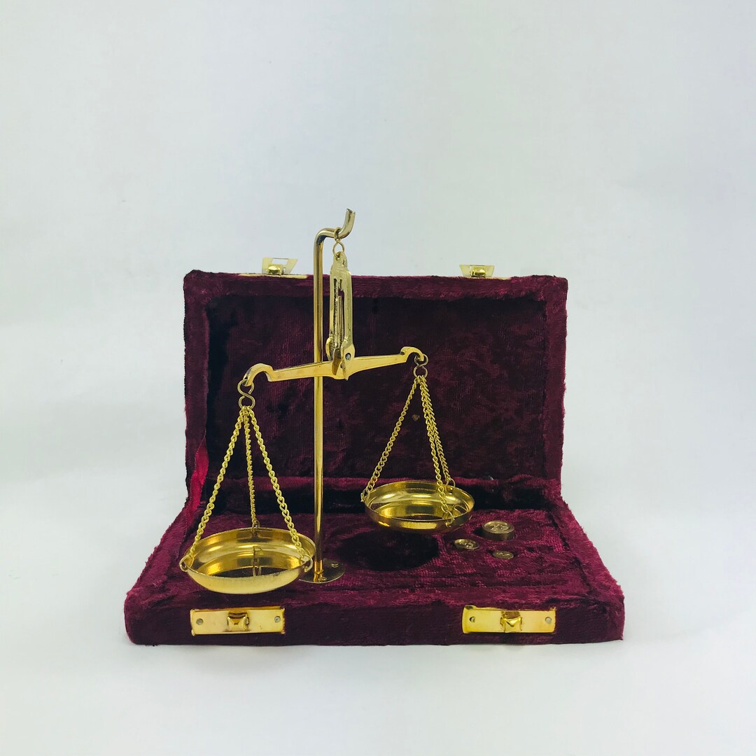 Scale Balance , Scales of Justice , Velvet Box , Lawyer Office Decor ...
