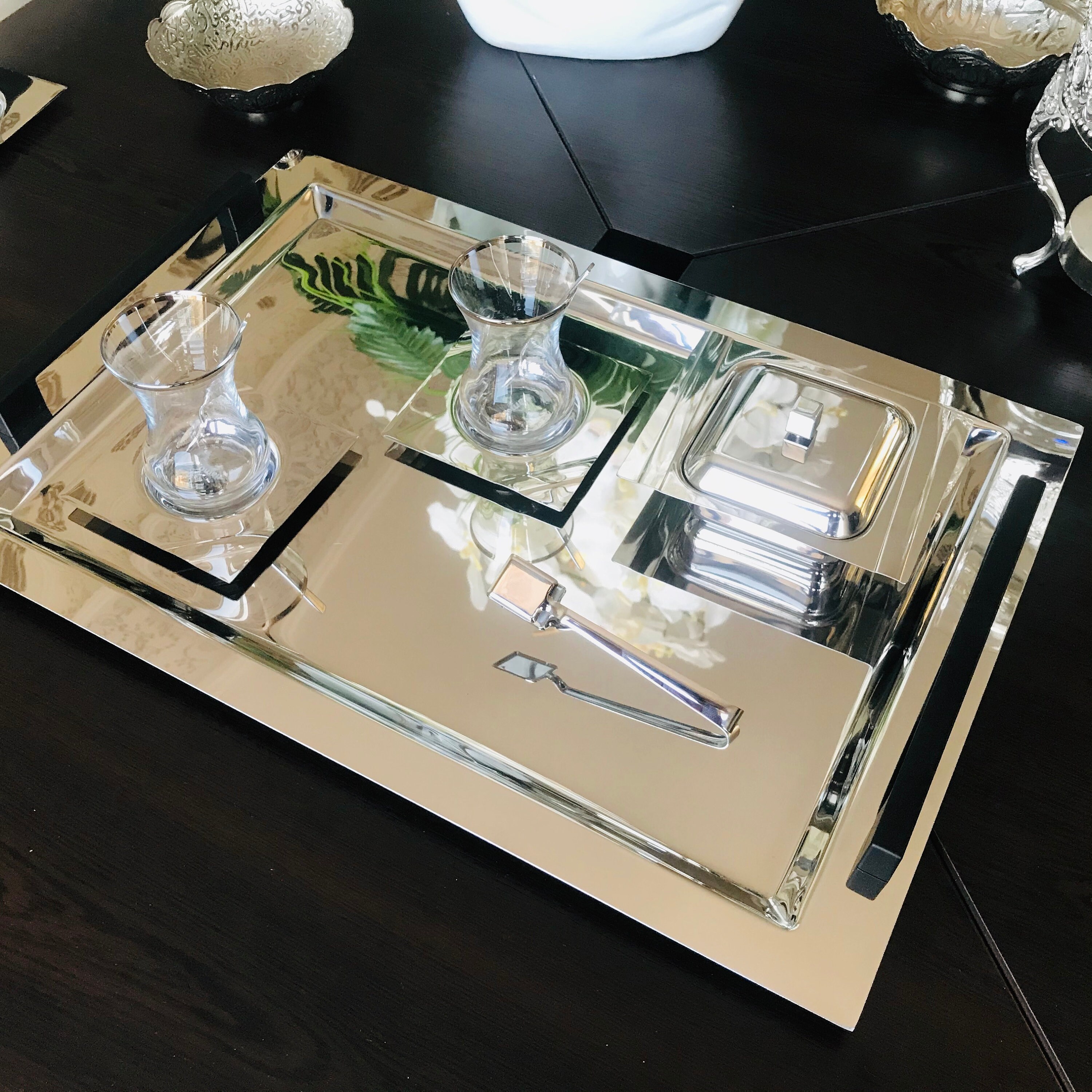 Tea Cups Turkish Tea Set Tea Set With Tray Tea Service Set | Etsy