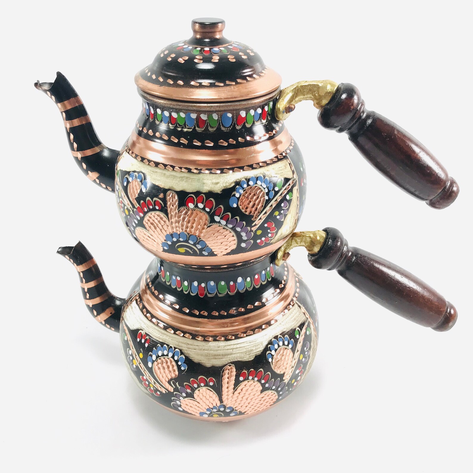 Turkish Copper Teapot Handmade Authentic Style Rose Copper - Etsy