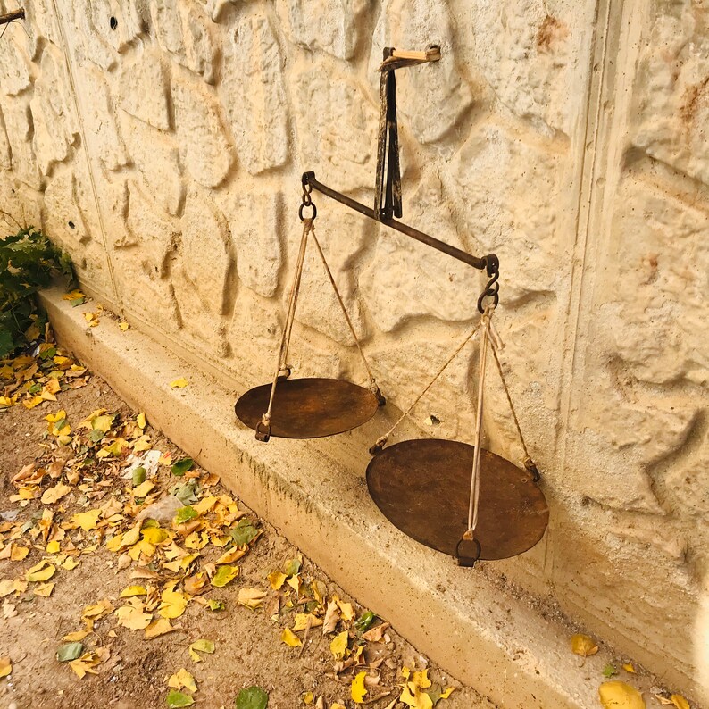 Antique Scales Weighing Scale Measure Hanging Balance | Etsy