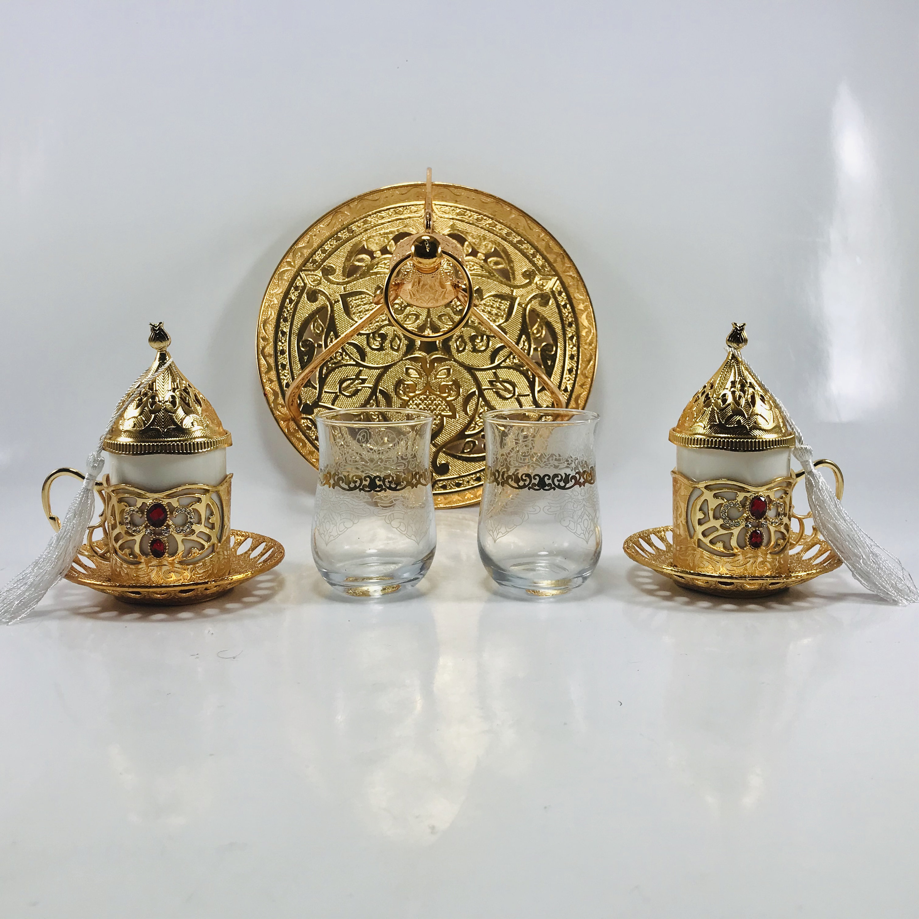 Turkish Coffee Set Arabic Coffee Set Gold Coffee Set Coffee | Etsy