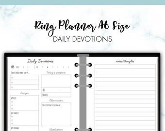 Faith Planner Insert | Etsy