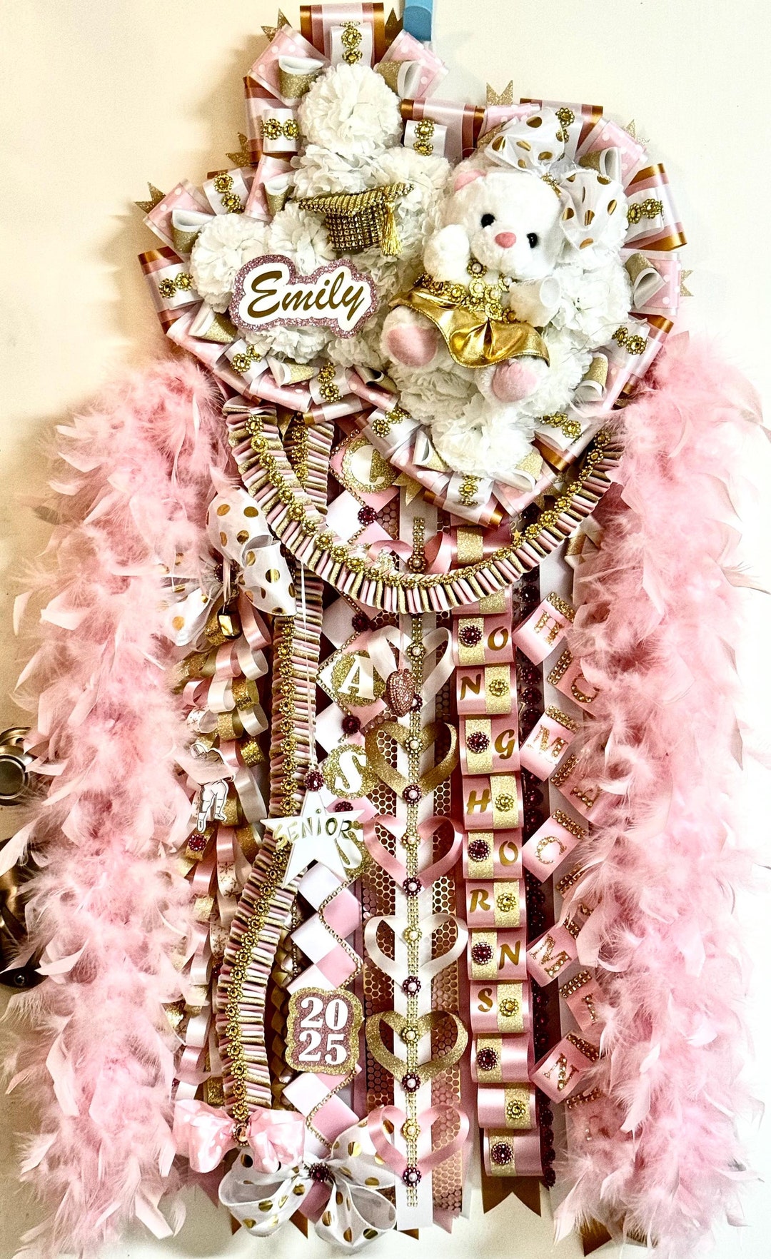 Texas Shape Homecoming Mum, Custom Mega Texas Mum, Senior Homecoming ...
