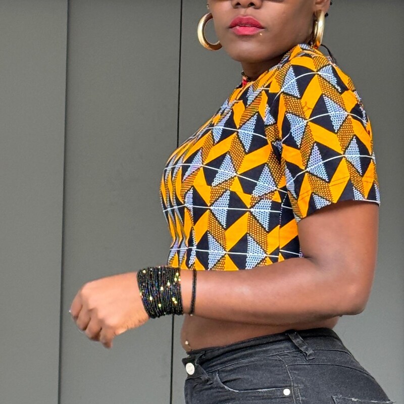 Ankara Crop Top - Etsy