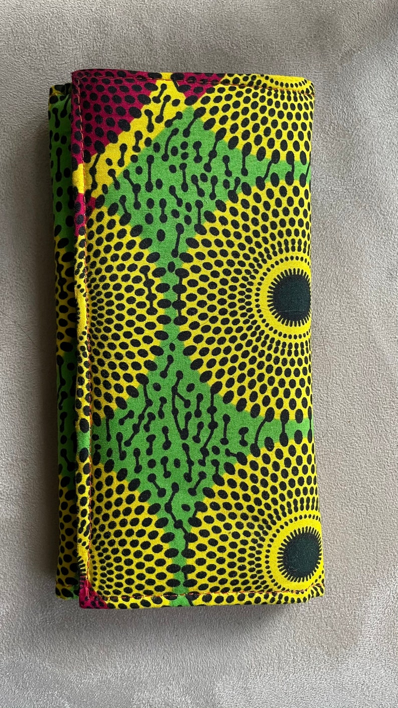 African Print Clutch Purses wallets From Different African Fabric With ...
