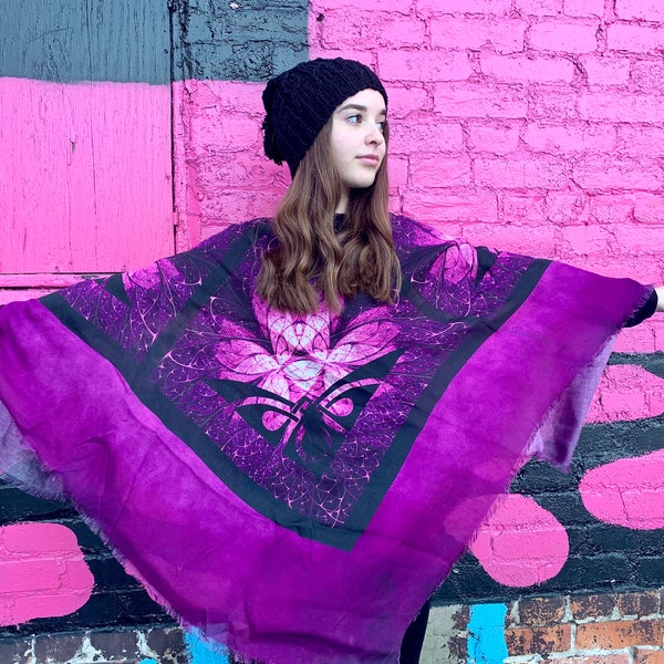 Butterfly Poncho - Etsy