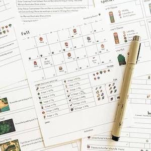 370+ PAGES + Updated to 1.6! Stardew Valley Planner / Game Guide PDF ...