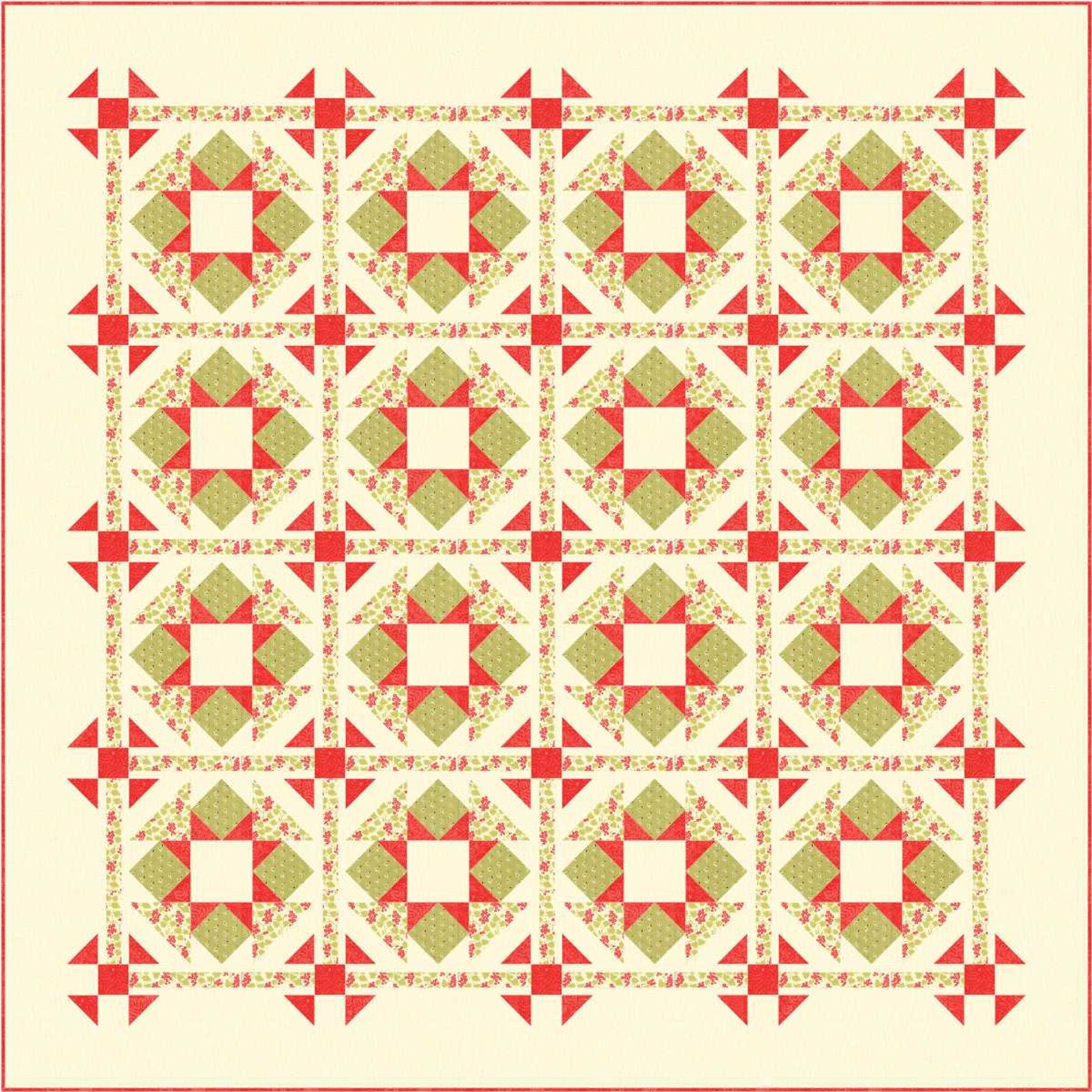 Merry PDF Quilt Pattern - Etsy