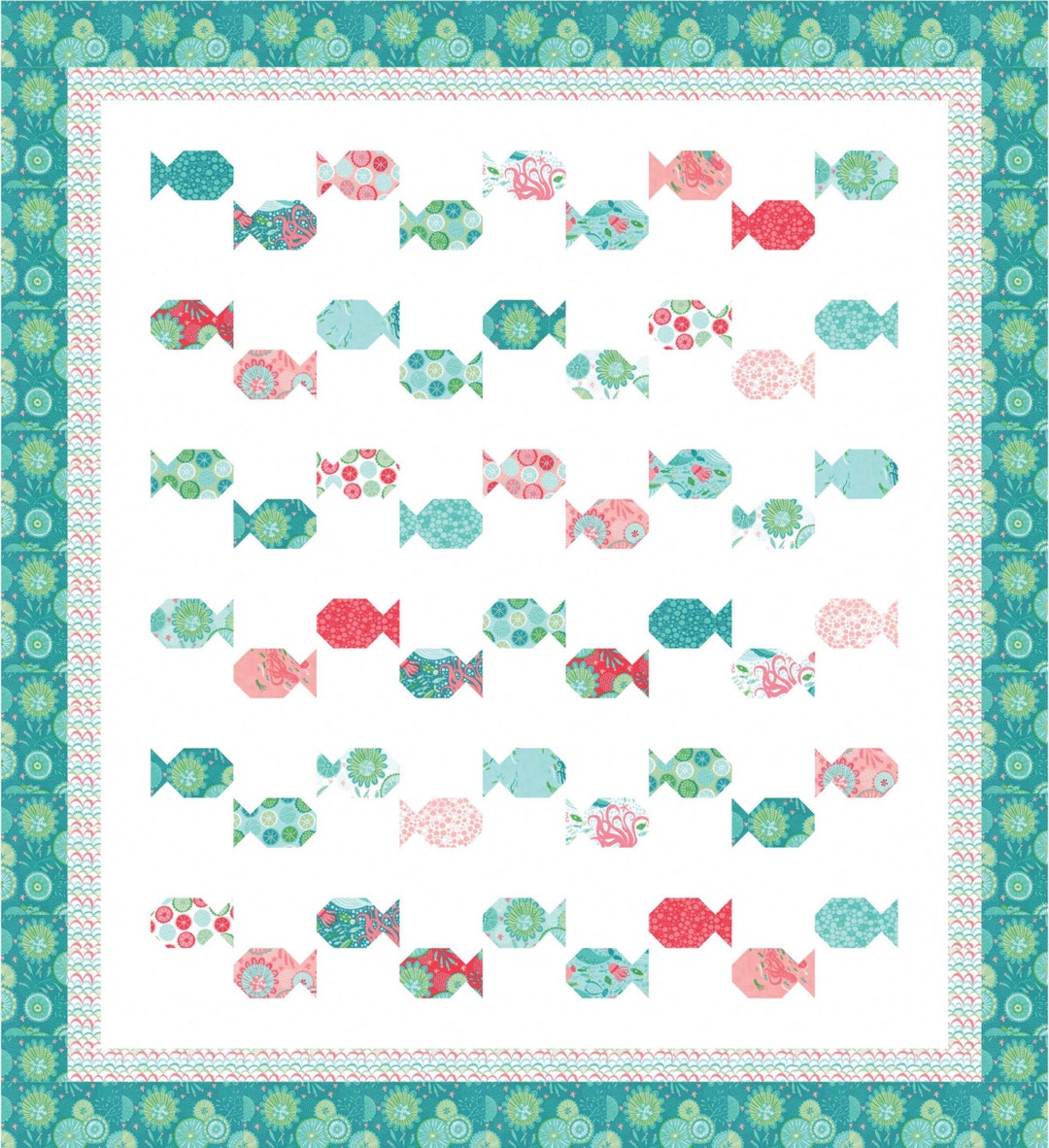 Coral Bay PDF Quilt Pattern - Etsy