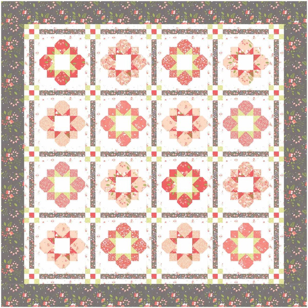 Heritage Rose PDF Quilt Pattern - Etsy