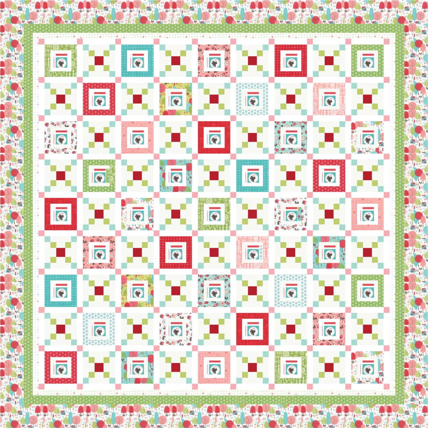 Little Red PDF Quilt Pattern - Etsy