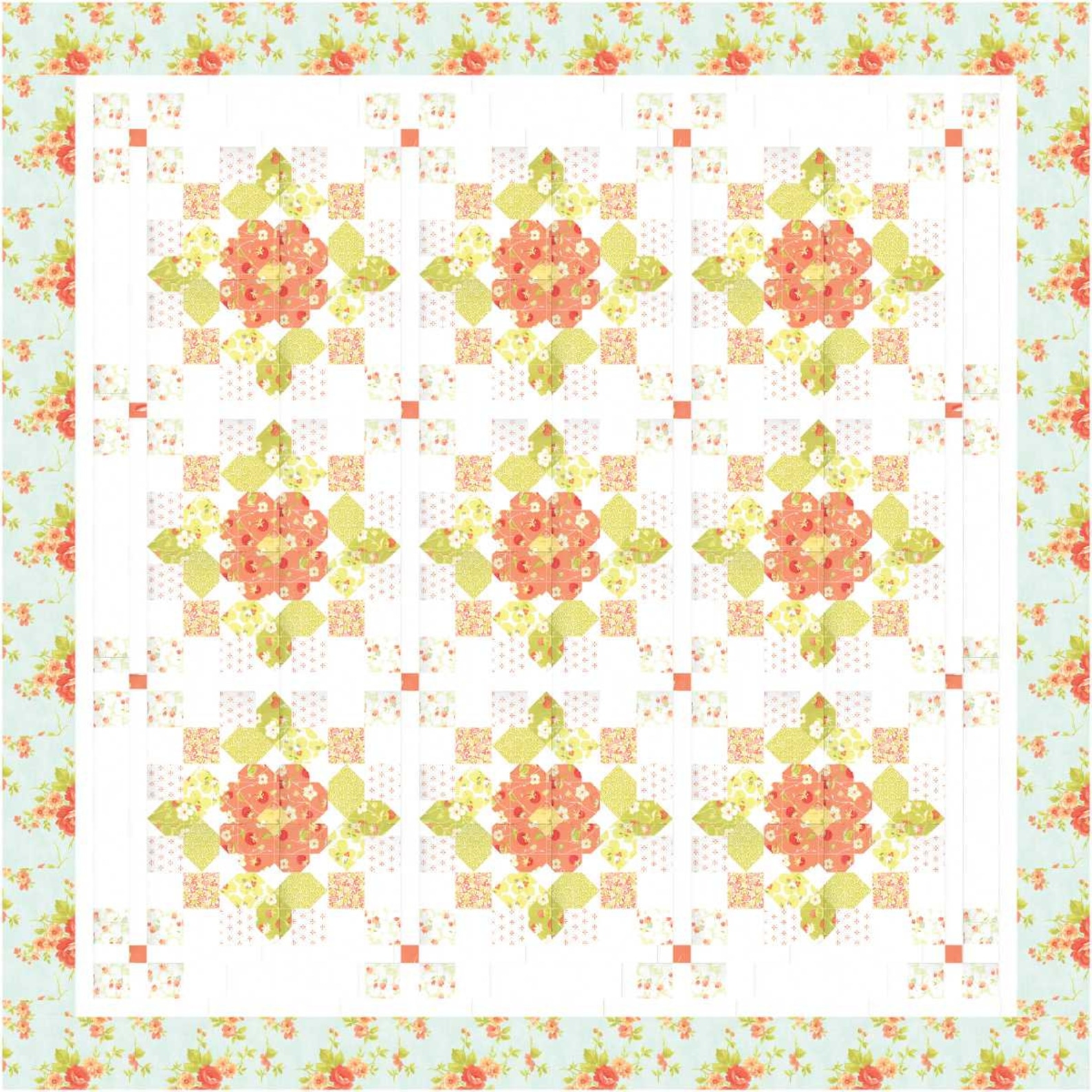 Dutch Rose PDF Quilt Pattern - Etsy