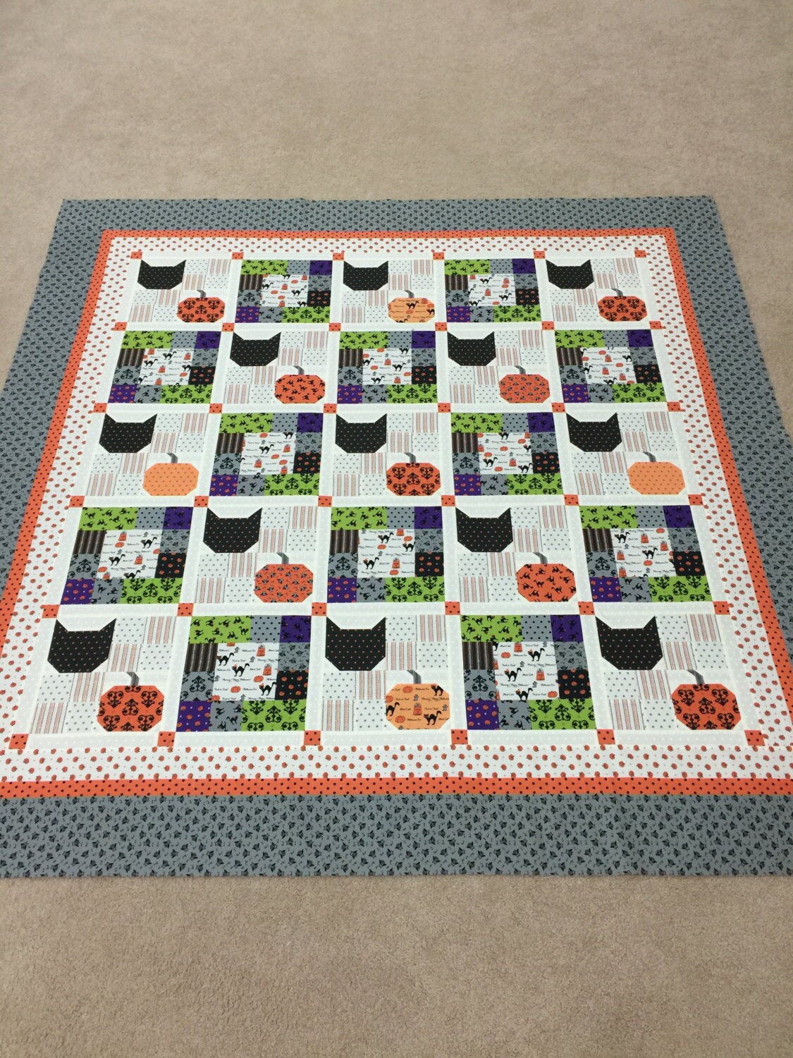 Delightfully Spooky PDF Quilt Pattern | Etsy