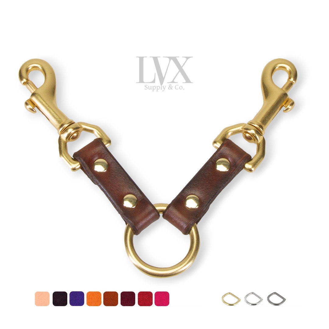 O-ring Clip Leather Bondage Restraint Accessories for BDSM Spreader ...