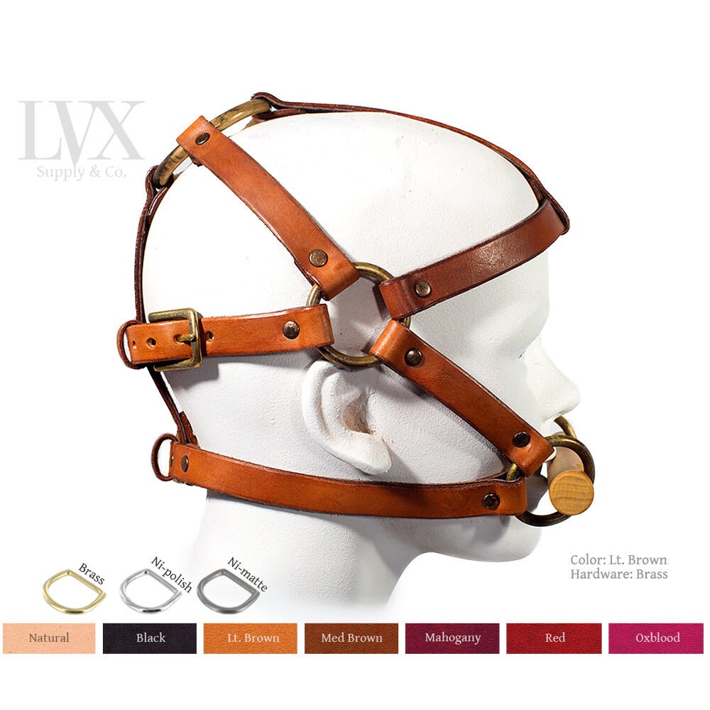 Bdsm Harness Bridle Bit Gag Leather Bondage Bdsm Harness Etsy