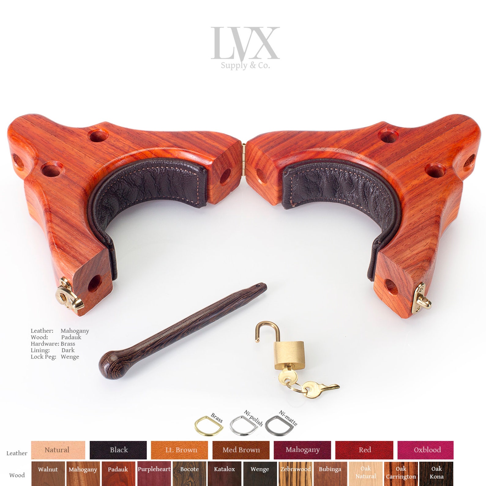 Leather & Wood BDSM Collar | Stocks Neck Pillory Submissive Femdom ...