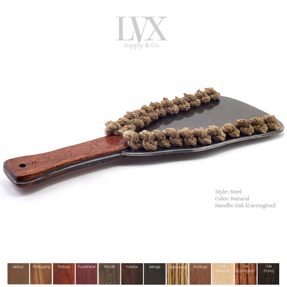 Steel & Rope Spanking Paddle Heavy BDSM Paddle for DDLG - Etsy