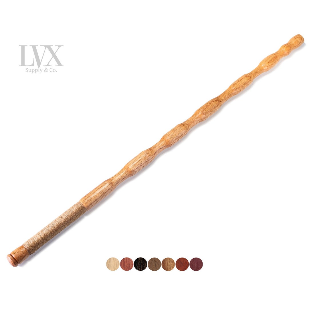 Ribbed BDSM Cane | Hand Carved Spanking Cane, Rod, Baton, Whipping ...