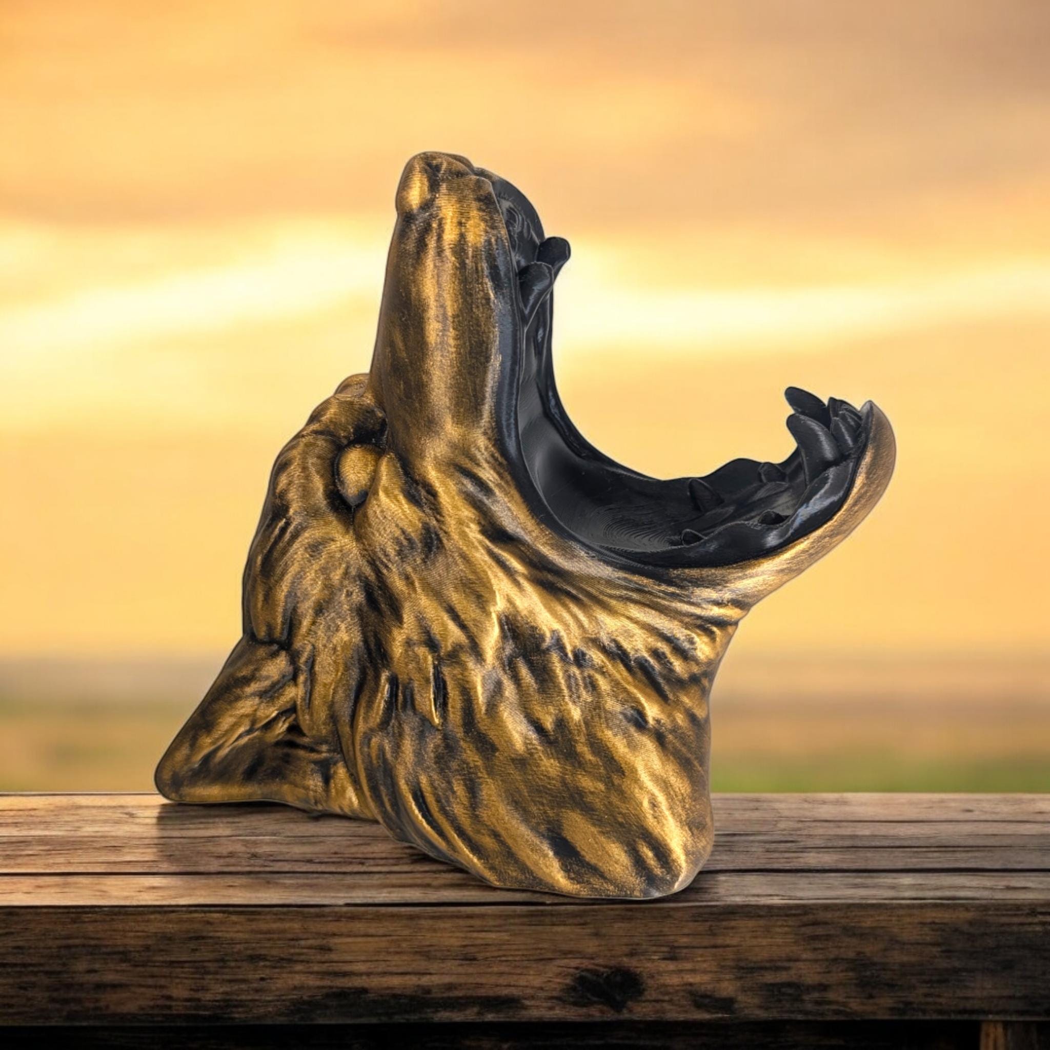 Wolf Head Controller Stand Holder for Fantasy Gaming Enthusiast - Etsy