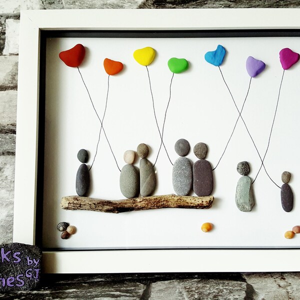 Pebble Art Balloon - Etsy