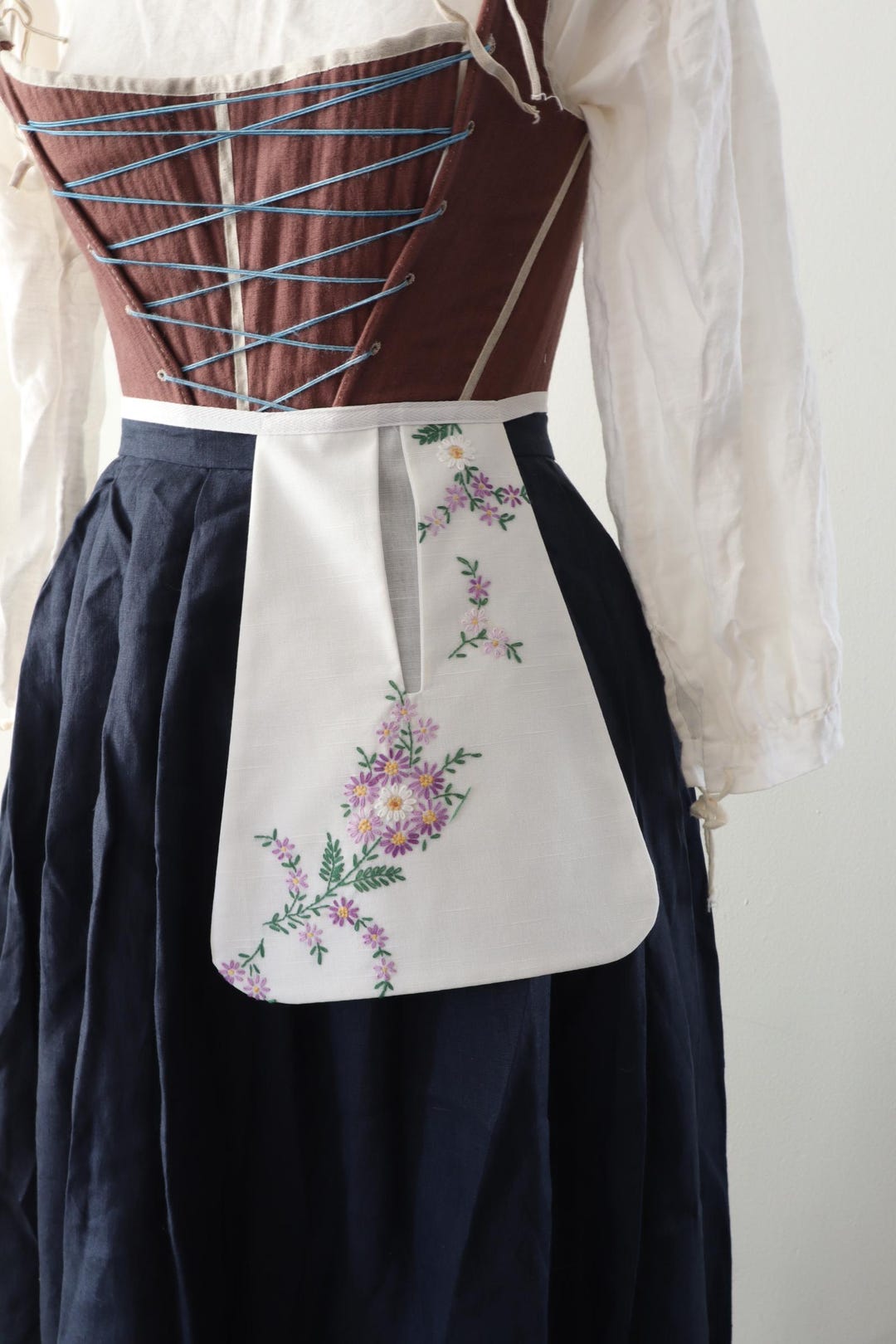 Historic Pocket, 18th Century, Victorian, Hand Embroidered, Style 1 - Etsy