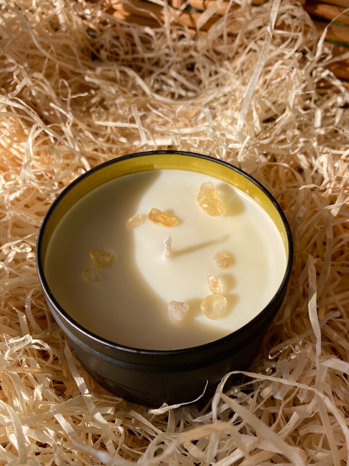 Solar Plexus Chakra Organic Soy Candle - Etsy