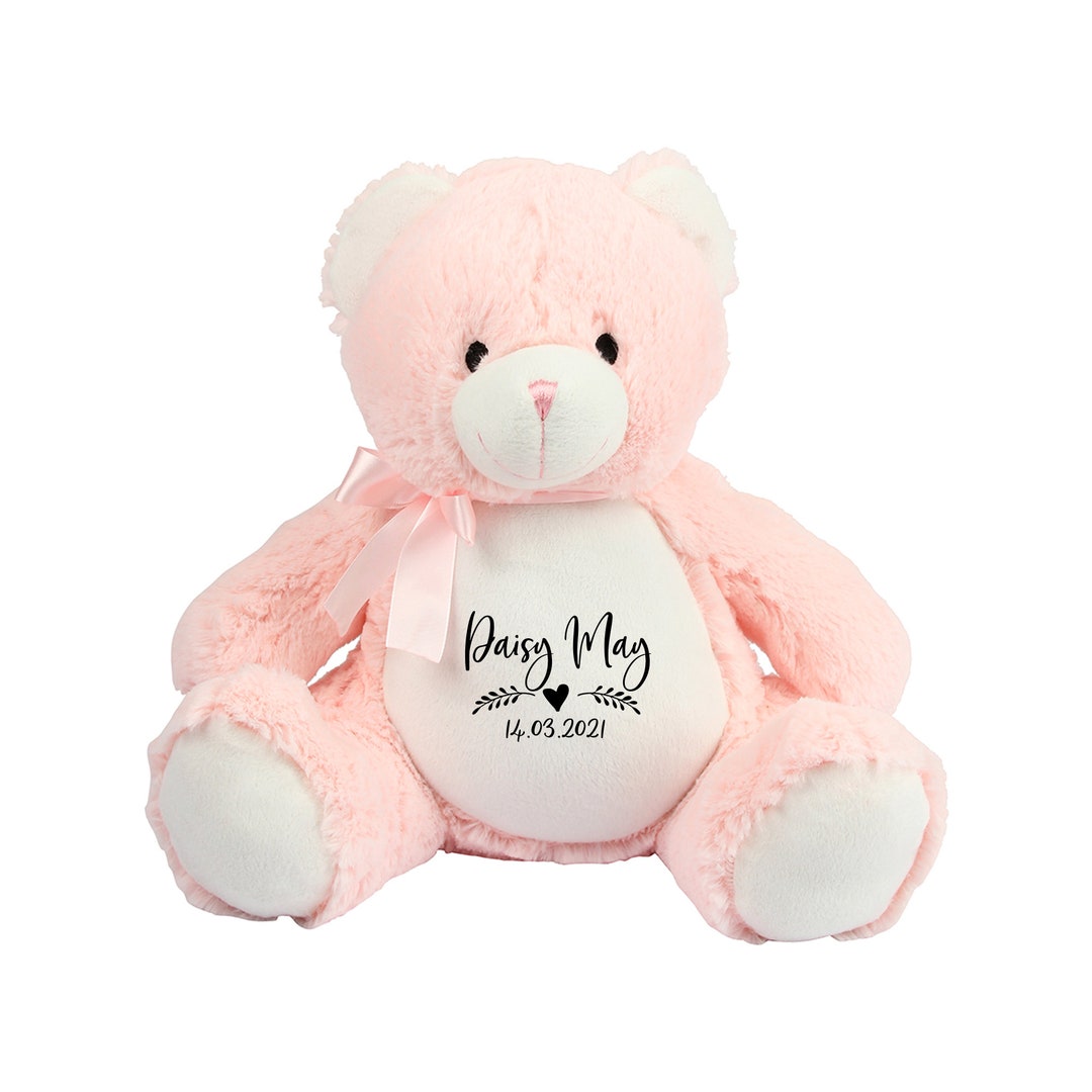 Personalised Teddy Various Teddy Options Stuffed Teddies & - Etsy