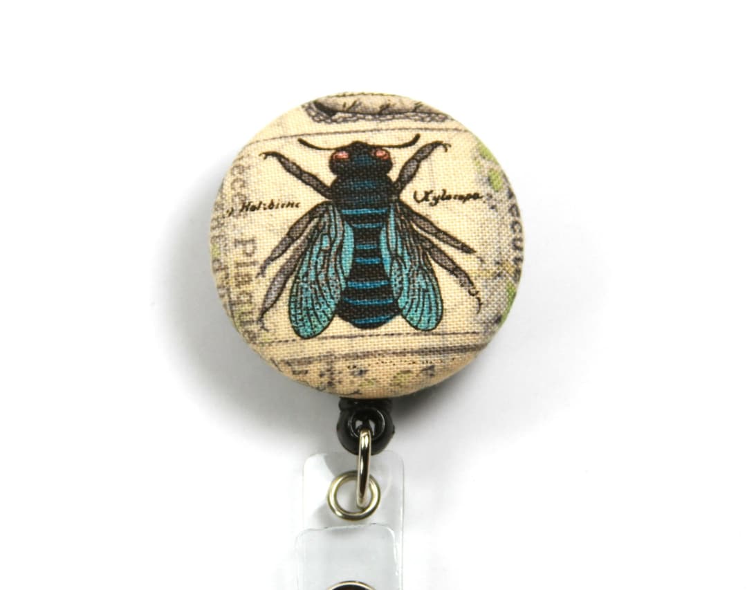 BUG Button Badge Reel, Retractable Badge Reel, Bug Badge Reel, Bug ...