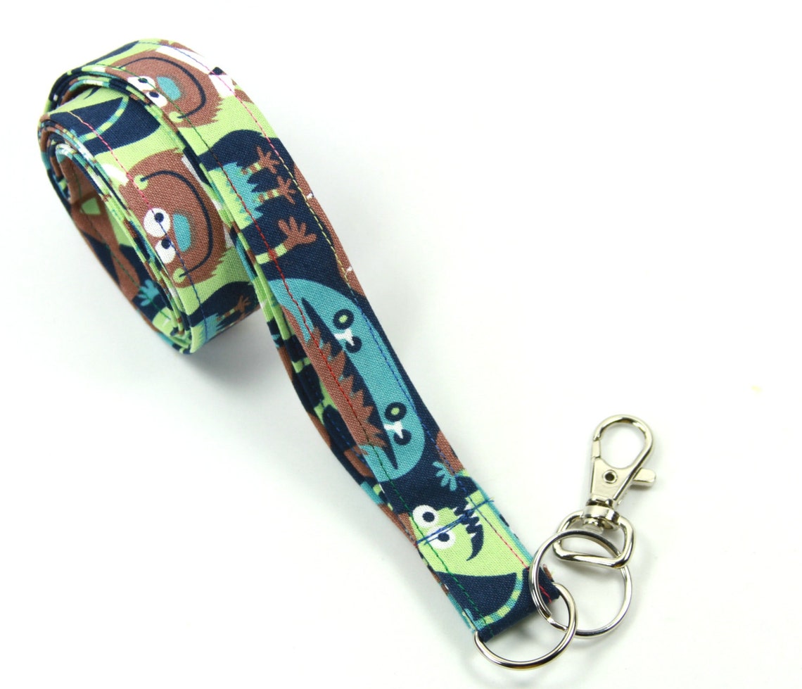 MONSTER Fabric Lanyard, Little Monster Badge Holder, Monsters Lanyard ...