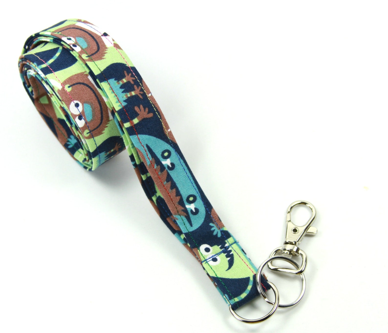 MONSTER Fabric Lanyard Little Monster Badge Holder Monsters | Etsy