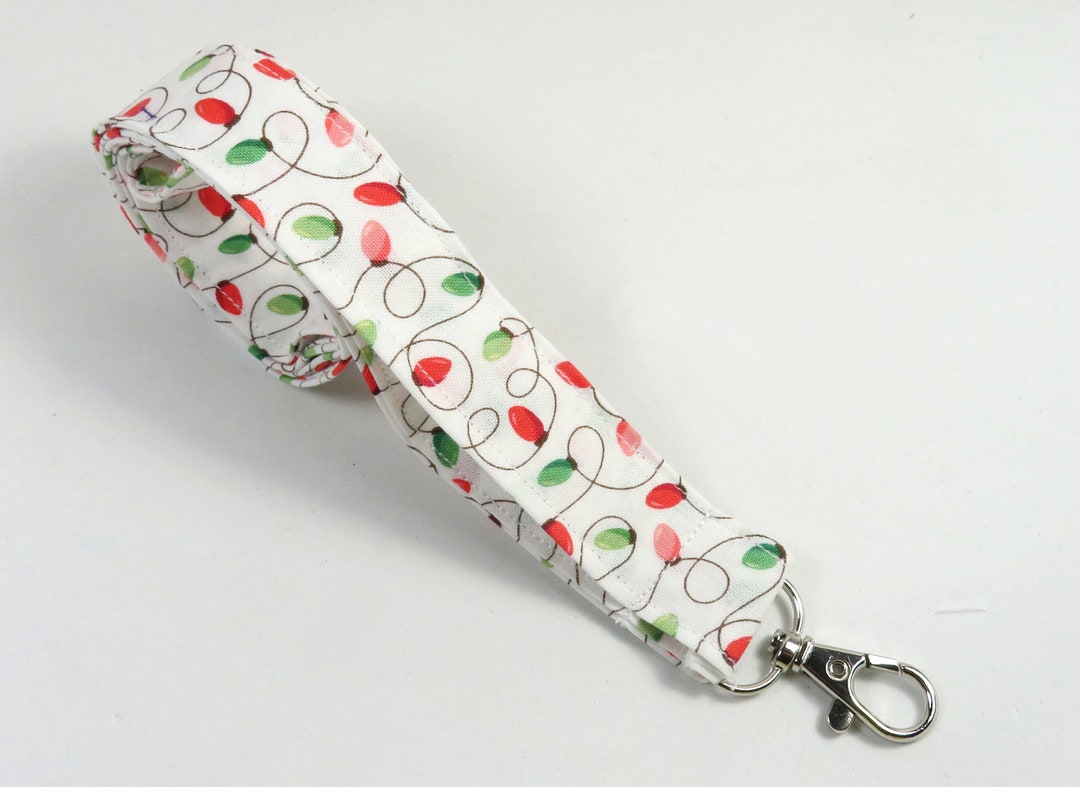 LIGHTS Fabric Lanyard, Colorful Lights Design Badge Holder, Beautiful ...
