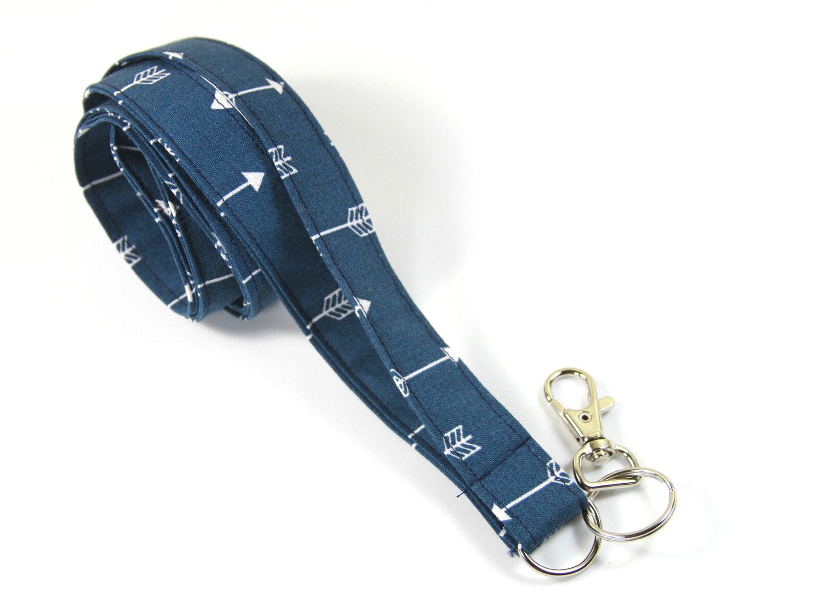 ARROWS Fabric Lanyard, Arrows Badge Holder, Arrows Lanyard, Teal Blue ...