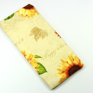 SUNFLOWER Fabric Case, Sunglasses Case, Eyeglasses Case, Sunflower Bag ...