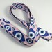 EYES Fabric Lanyard, Evil Eyes Badge Holder, Blue Eyes Lanyard, Evil ...