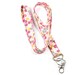 SPRING FLOWERS Fabric Lanyard, Flowers Lanyard, Spring Flowers Badge ...