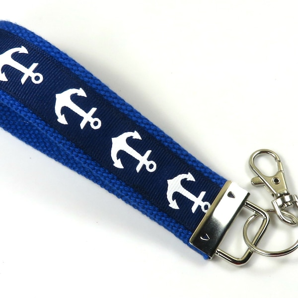 Anchor Keychain - Etsy