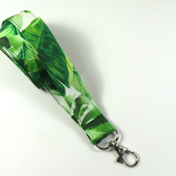 Leaf Fabric Lanyard - Etsy