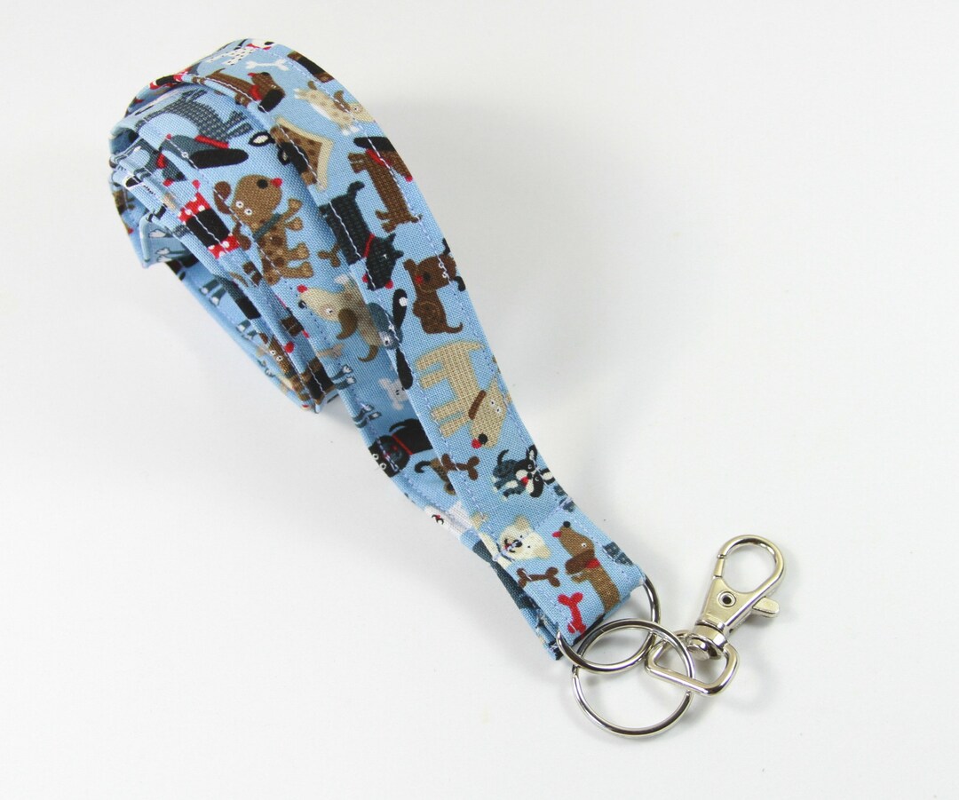 DOGS Badge Holder, Dogs Lanyard, Dogs Fabric Badge, Badge Holder ...