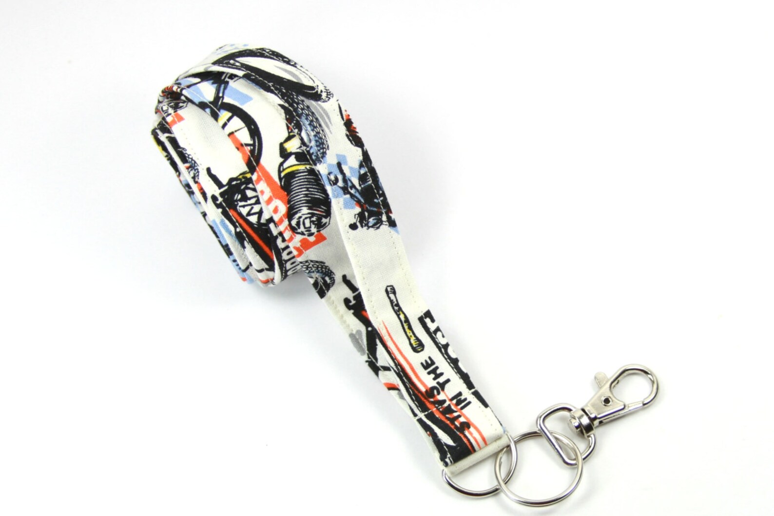 GARAGE Fabric Lanyard, Bike Badge Holder, Men's Lanyard, Garage Design ...